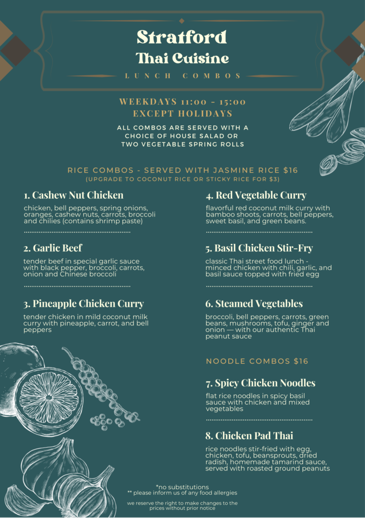 Menu – StratfordThaiCuisine